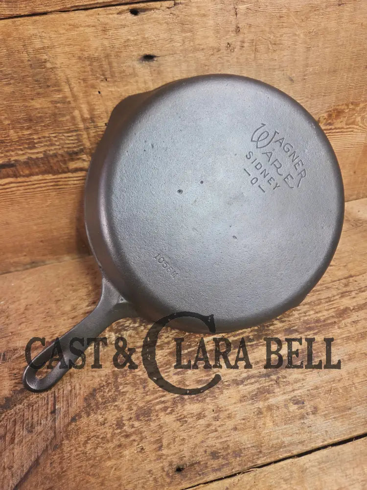 The Classic! 1930's Wagner Ware #8 Cast Iron Skillet with Stylized Log ...