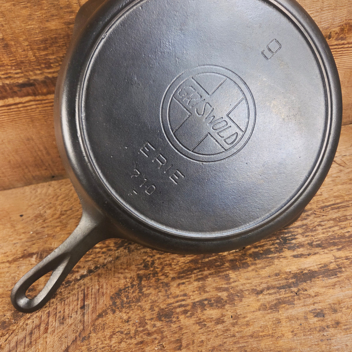 Almost Mint! Early 1910's Griswold #9 Cast Iron Skillet Large Block Sl ...