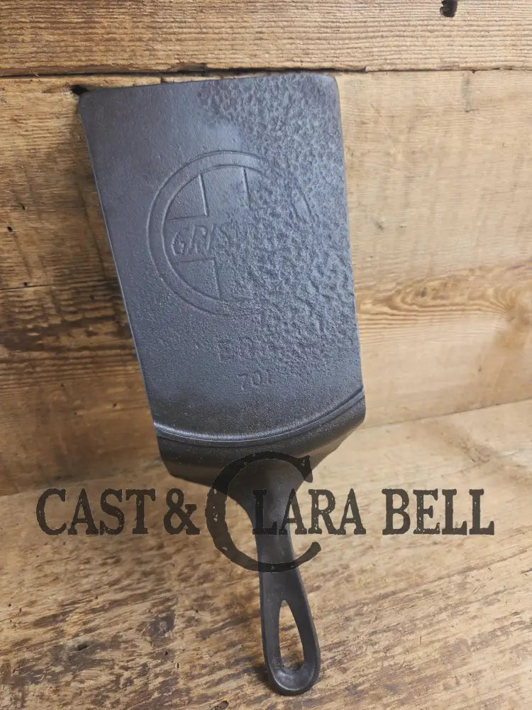 Custom made #7 701 Griswold Cast Iron Skillet Spatula. Reclaimed 1910 ...