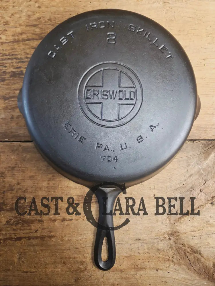 Gorgeous, 1930's Griswold #8 Cast Iron Skillet with Large Block Logo ...
