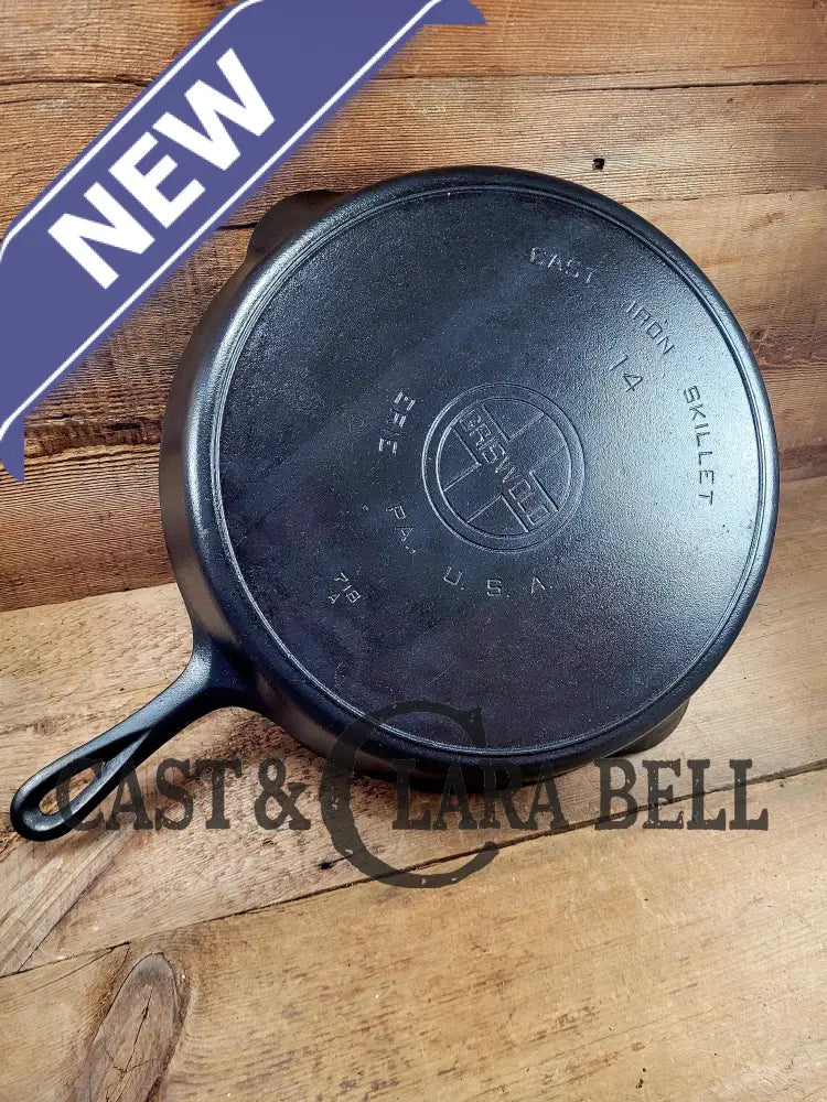 The biggest made by Griswold! Huge, beautiful 1930's Griswold No. 14 S ...