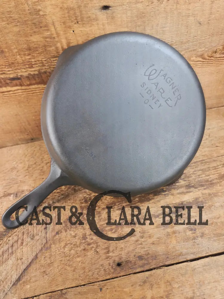 The Classic! 1930's Wagner Ware #8 Cast Iron Skillet with Stylized Log ...