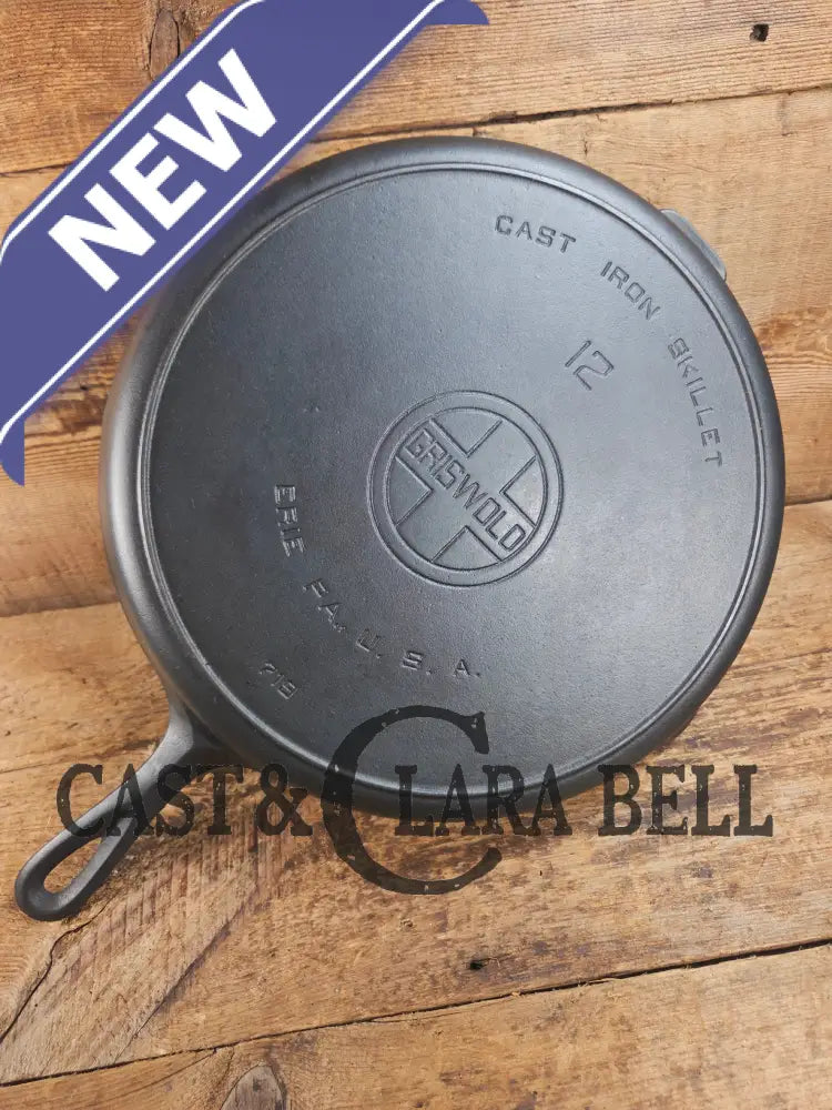 The Premier Skillet! Huge, 1920's Griswold No. 12 Skillet with Block L ...