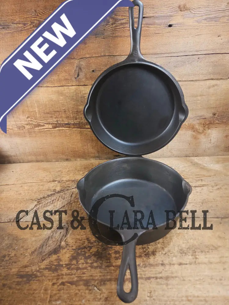 TWO skillets in one! Beautiful Griswold No. 80 Combo Cooker with Small ...