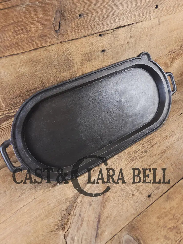 Very cool! Late 1800's Antique Gate-marked #8 Cast Iron Griddle / Sad ...